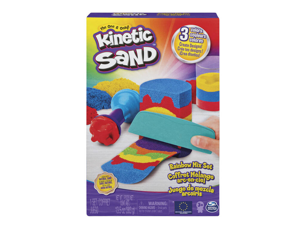 Spinmaster Kinetic Sand regenboog set aanbieding bij Lidl