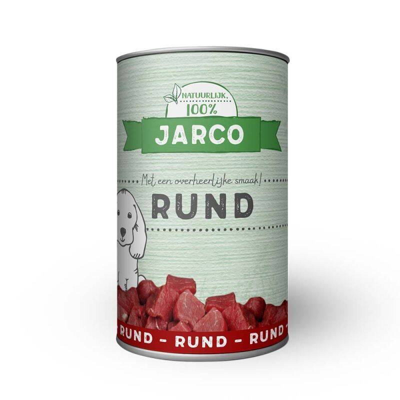 Jarco Dog Blik - Hondenvoer - Rund - 400 gram aanbieding bij Welkoop