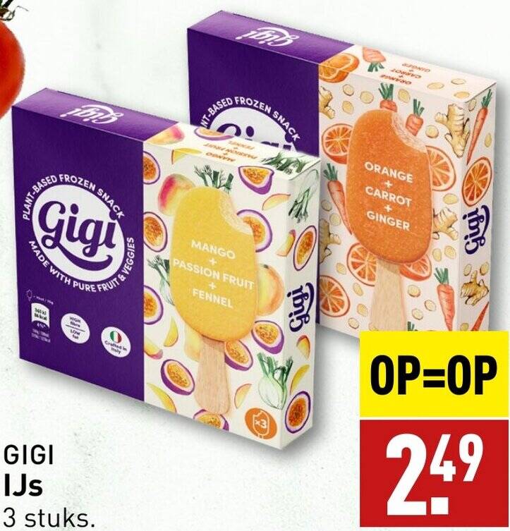 GIGI IJs aanbieding bij ALDI