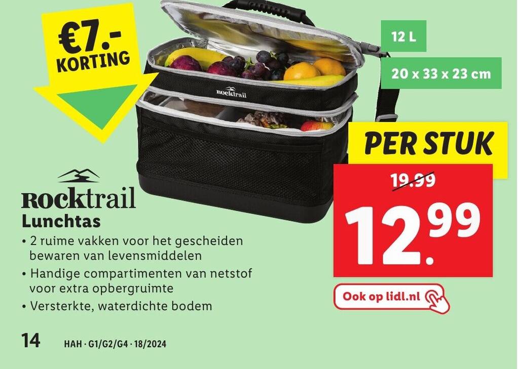 Lunchtas aanbieding bij Lidl