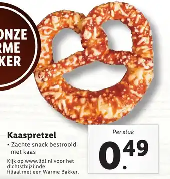 Kaaspretzel aanbieding bij Lidl