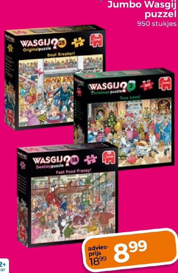 Jumbo Wasgij puzzel 950 stukjes aanbieding bij Trekpleister