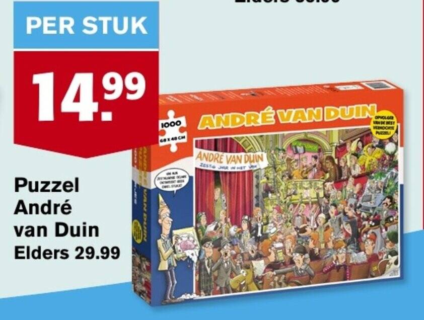 Puzzel André van Duin aanbieding bij Hoogvliet