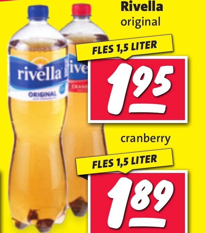 Rivella original 1,5 LITER 1.5 liter aanbieding bij Nettorama