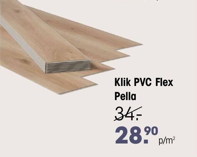 Klik PVC Flex Pella Eiken p/m² aanbieding bij Kwantum