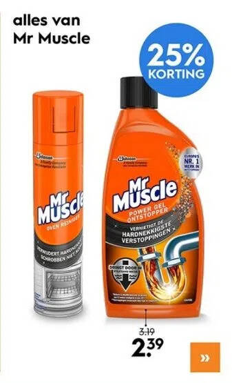 alles van Mr Muscle aanbieding bij Blokker