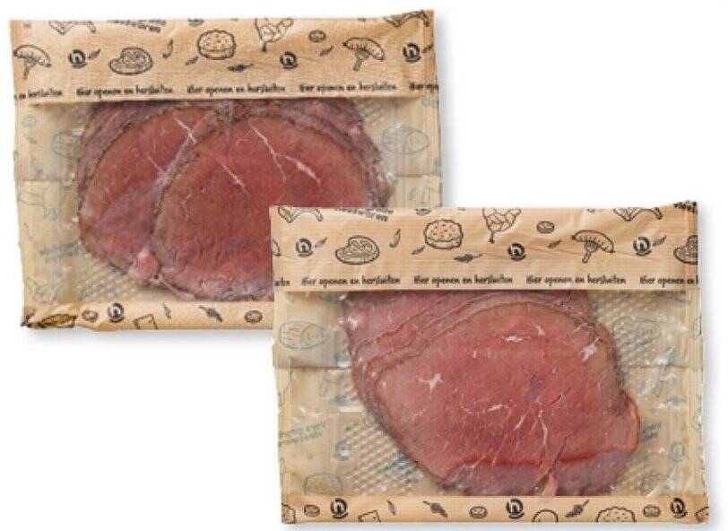 Rosbief 100 gram aanbieding bij Hoogvliet