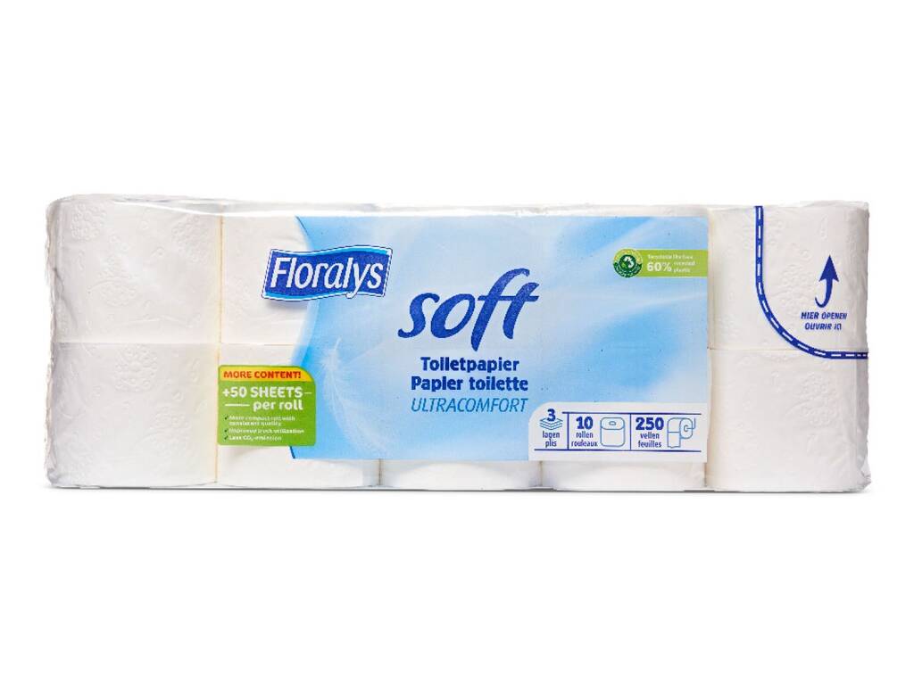 3-laags toiletpapier aanbieding bij Lidl