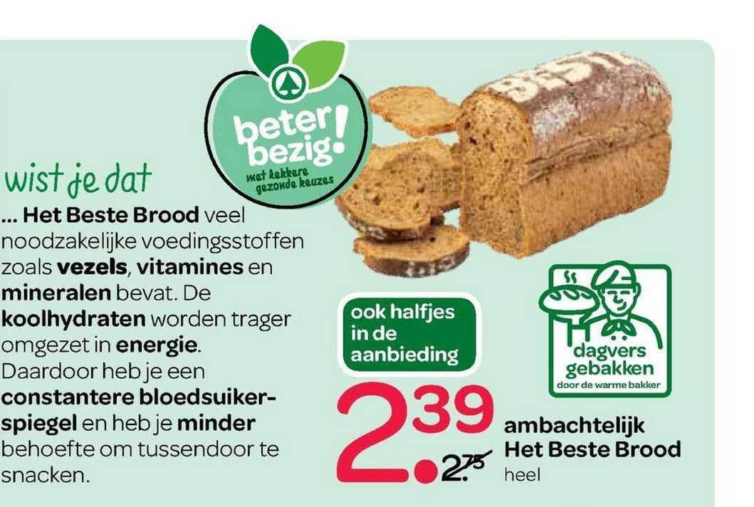 Ambachtelijk het beste brood aanbieding bij Spar