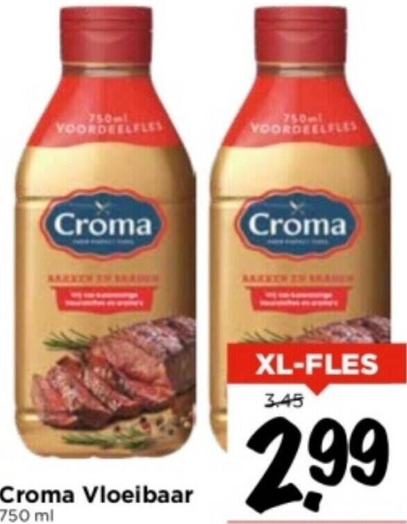 Croma Vloeibaar 750 ml aanbieding bij Vomar Voordeelmarkt