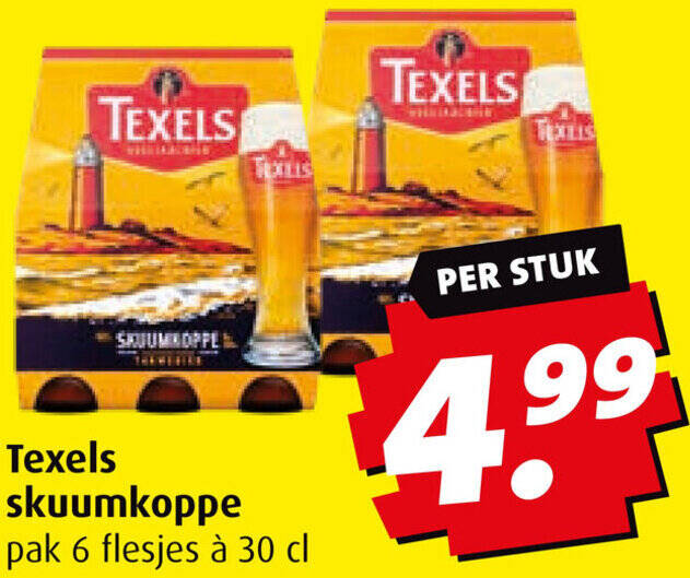 Texels skuumkoppe 6 x 30 cl 6 x 30 cl. aanbieding bij Boni
