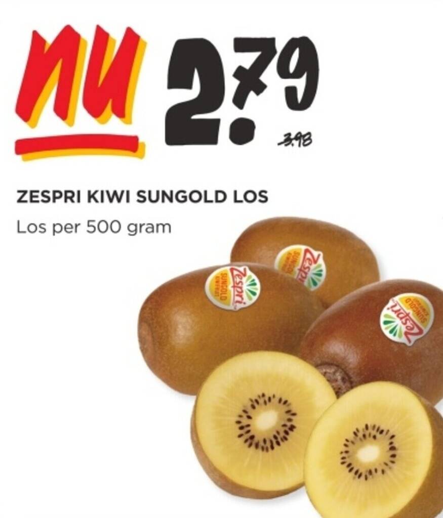 ZESPRI KIWI SUNGOLD LOS 500g aanbieding bij Jumbo