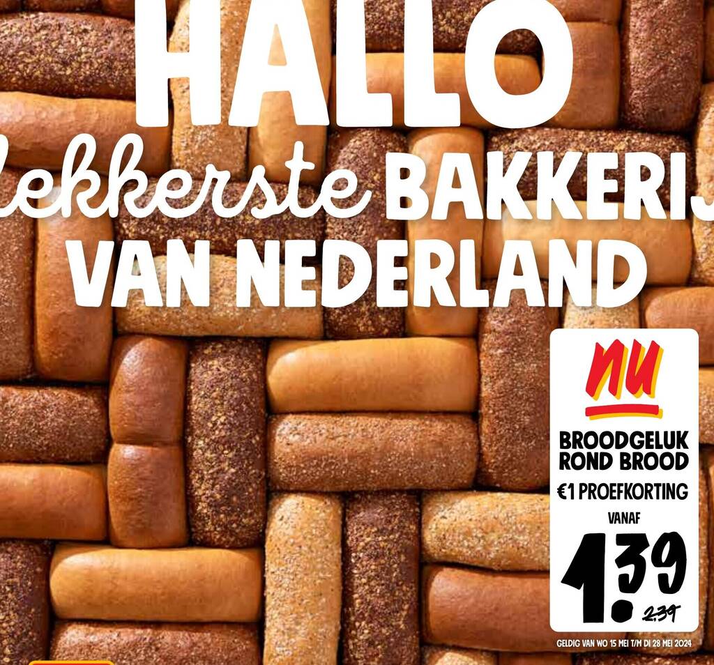 BROODGELUK ROND BROOD aanbieding bij Jumbo