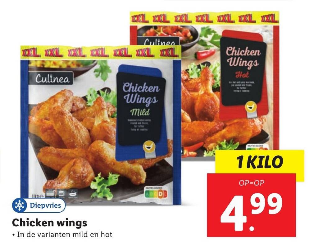 Chicken Wings 1 KILO aanbieding bij Lidl