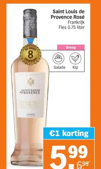 Saint Louis de Provence Rosé Frankrijk 0.75 liter aanbieding bij Albert ...