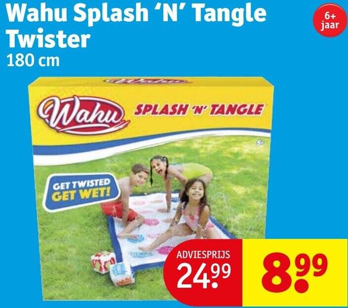 Wahu Splash 'N' Tangle Twister 180 cm aanbieding bij Kruidvat