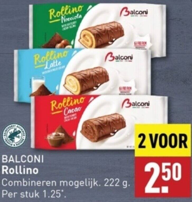 BALCONI Rollino 222g aanbieding bij ALDI