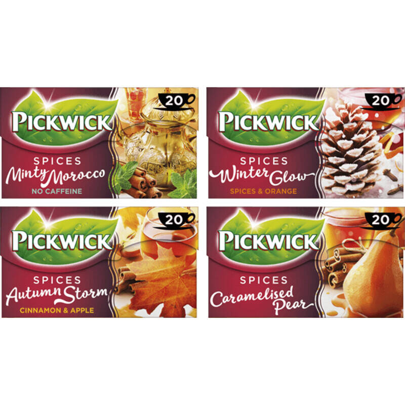 Pickwick Spices thee variatie pakket aanbieding bij Albert Heijn