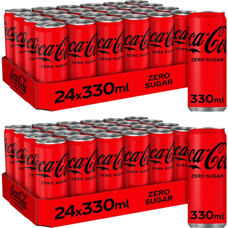 Coca-Cola Zero Sugar 2-tray pakket aanbieding bij Albert Heijn