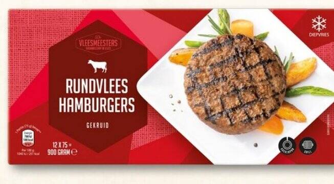 Rundvlees hamburgers aanbieding bij ALDI