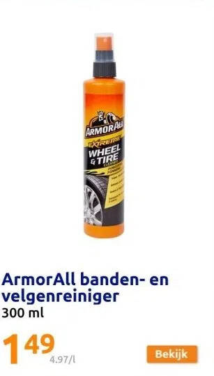 ArmorAll banden- en velgenreiniger aanbieding bij Action