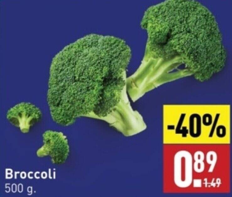 Broccoli 500 g. aanbieding bij ALDI