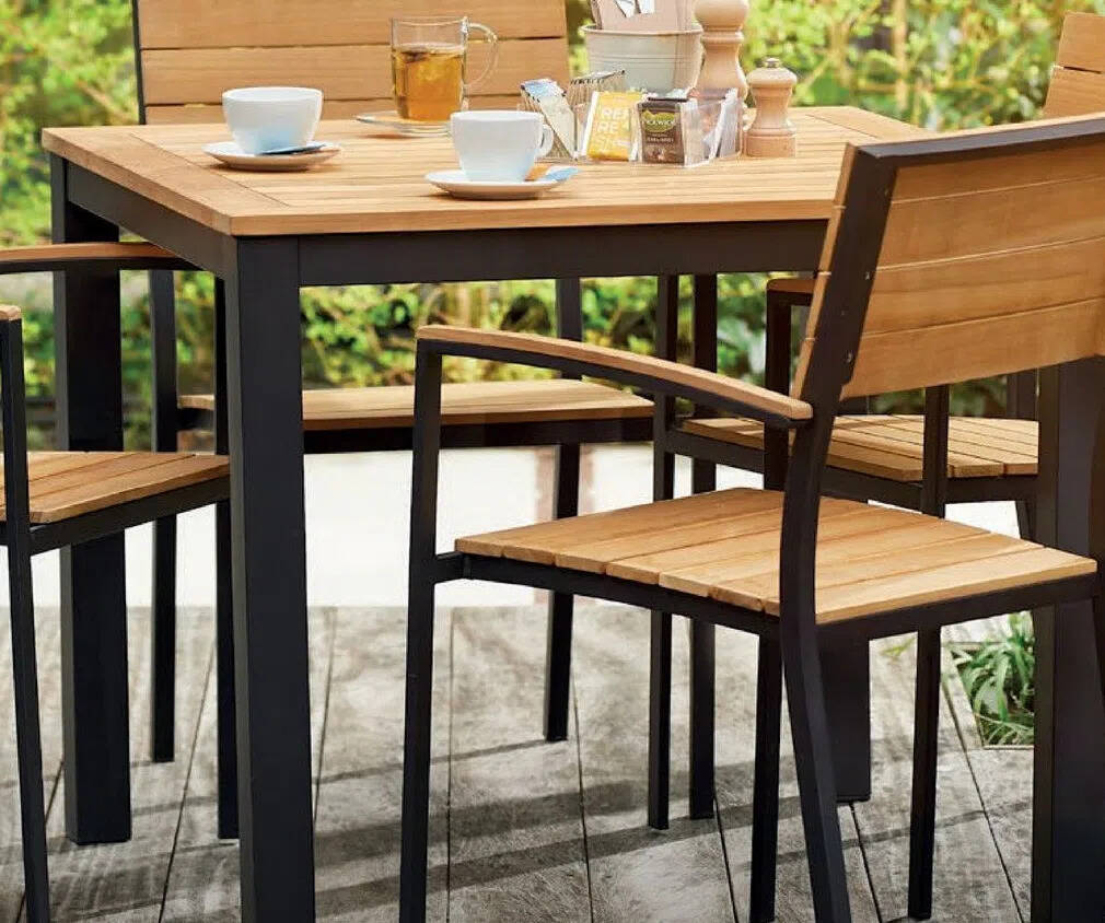 Sediamo Tafel teak Egmond aanbieding bij Sligro