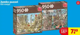 Jumbo puzzel 950 stukjes aanbieding bij Kruidvat