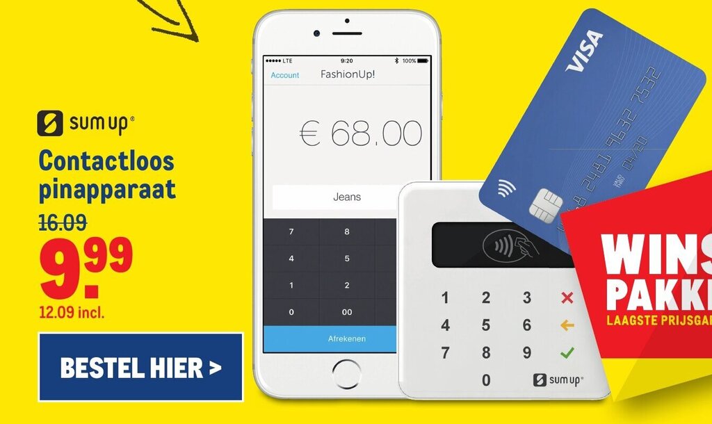 Sum Up Contactloos pinapparaat aanbieding bij Makro