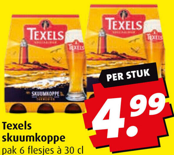 Texels skuumkoppe 6 x 30 cl 6 x 30 cl. aanbieding bij Boni