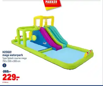 H2OGO! mega waterpark Type Splash course mega 710 x 310 x 265 cm ...