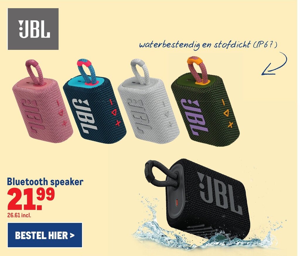 Bluetooth speaker aanbieding bij Makro