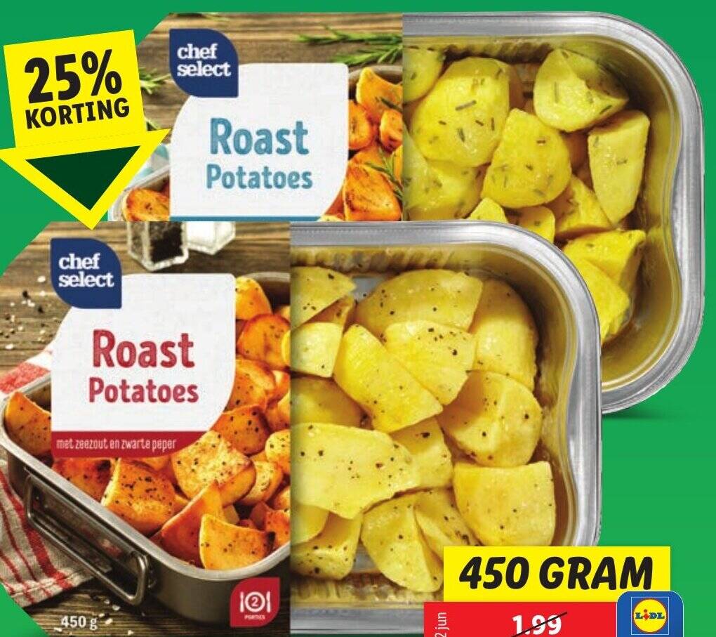 Roast potatoes 450 gram aanbieding bij Lidl