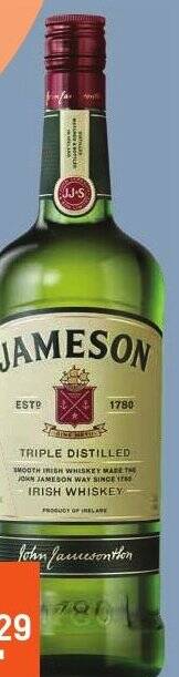 Jameson blend 1 liter aanbieding bij Albert Heijn