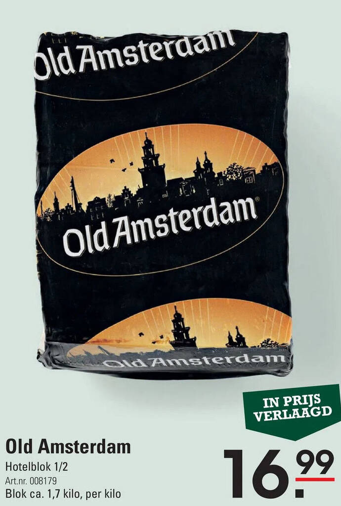 Old Amsterdam 1.7kilo 1.7 kilo aanbieding bij Sligro