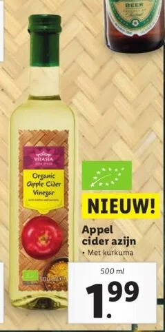 Appel cider azijn aanbieding bij Lidl