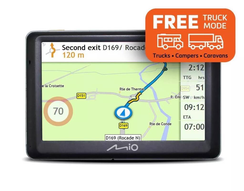 MIO Spirit 7700 LM Truck - Navigatiesysteem aanbieding bij ANWB