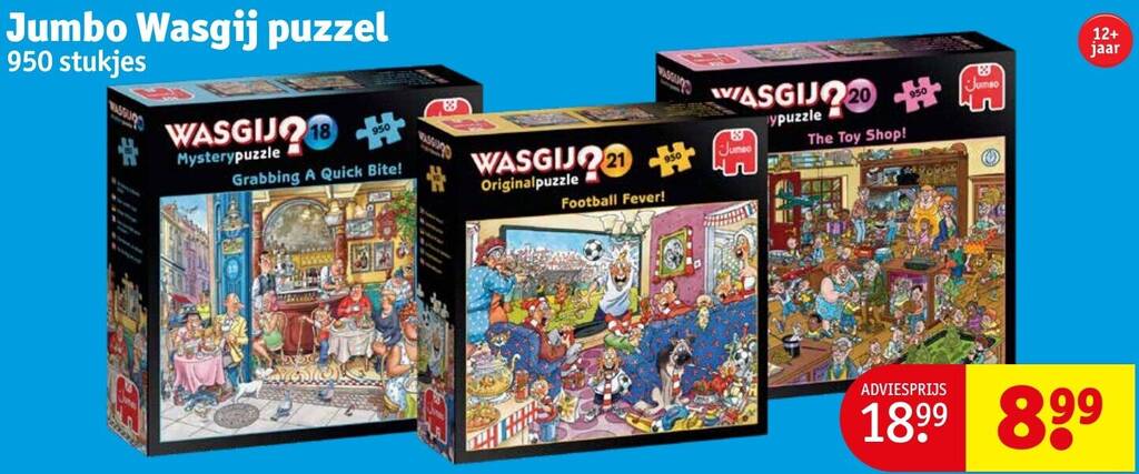 Jumbo Wasgij puzzel aanbieding bij Kruidvat