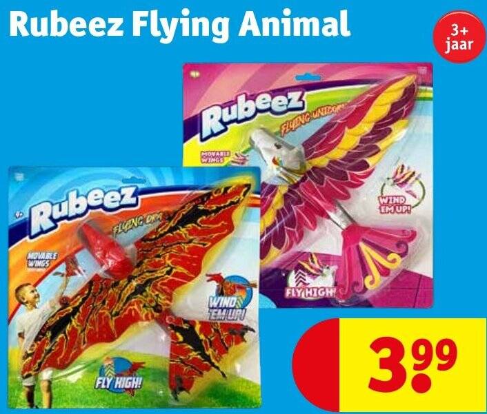 Rubeez Flying Animal aanbieding bij Kruidvat