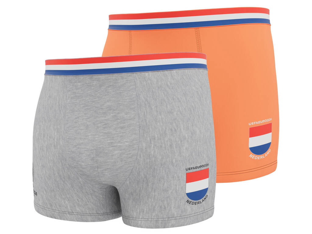 2 heren boxers UEFA EURO 2024 aanbieding bij Lidl
