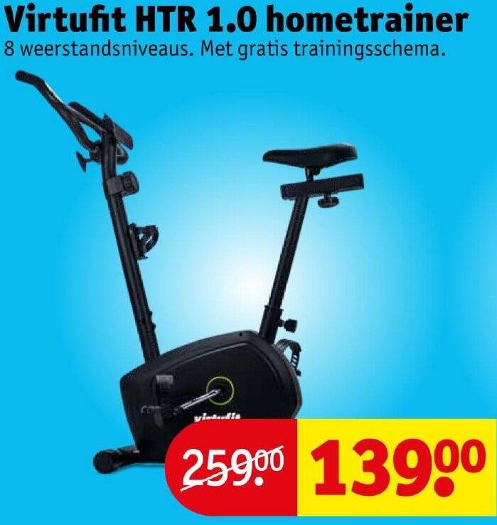 Virtufit HTR 1.0 hometrainer aanbieding bij Kruidvat