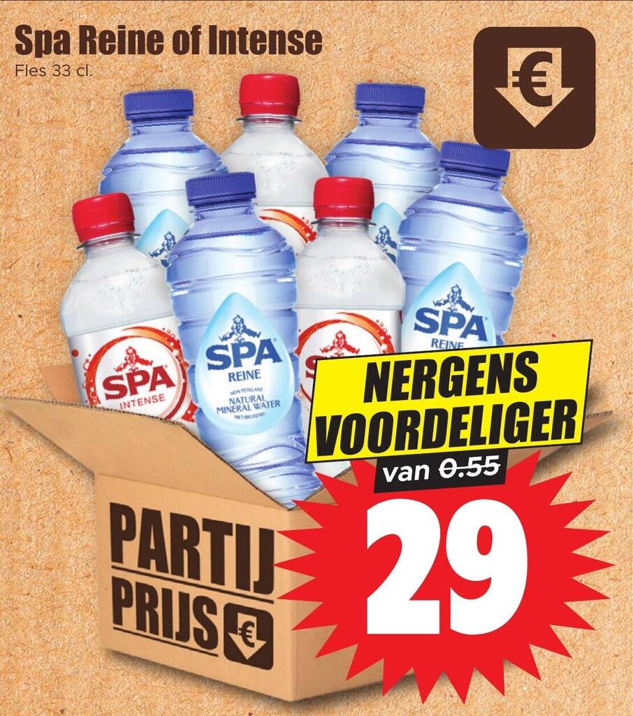 Spa Reine of Intense aanbieding bij Dirk