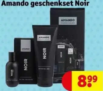 Amando geschenkset Noir aanbieding bij Kruidvat