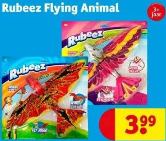 Rubeez Flying Animal aanbieding bij Kruidvat