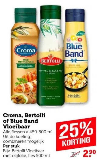 Croma, Bertolli of Blue Band aanbieding bij Coop