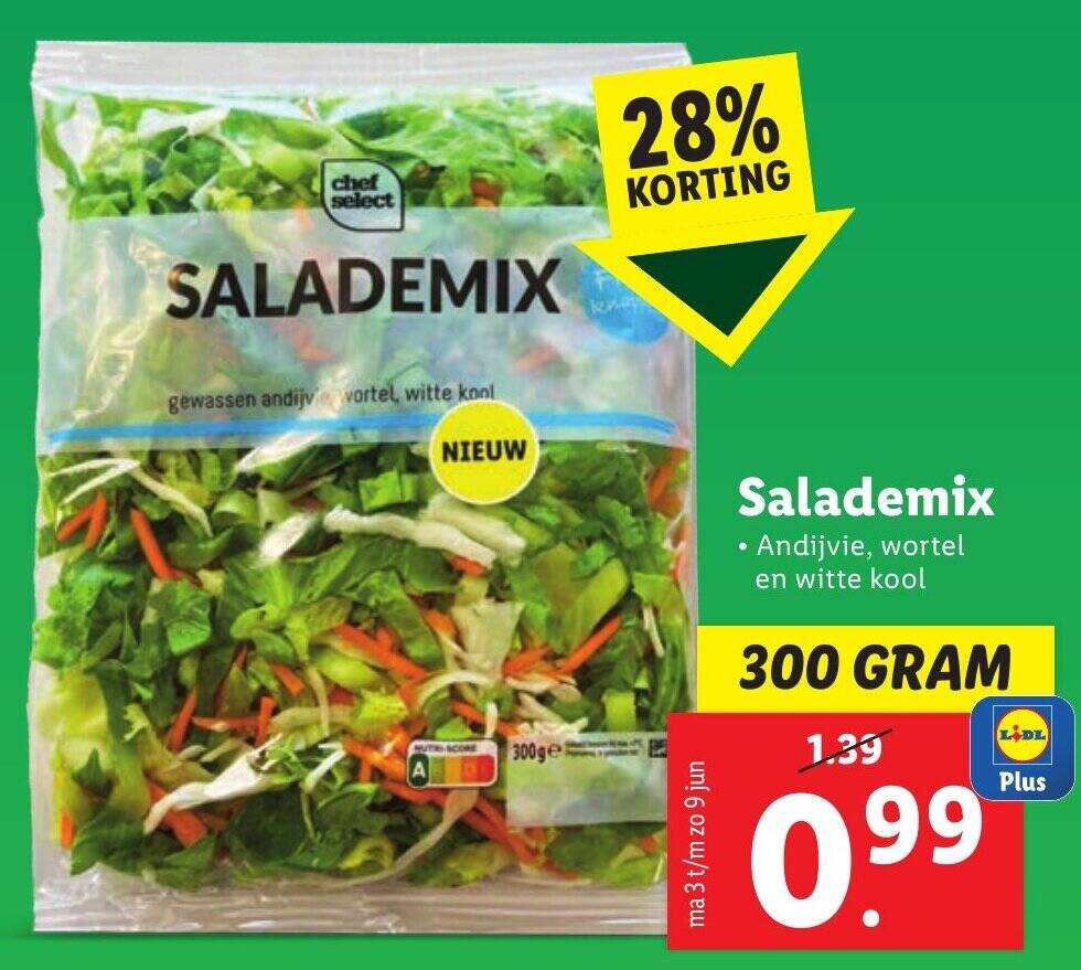 Salademix 300g aanbieding bij Lidl