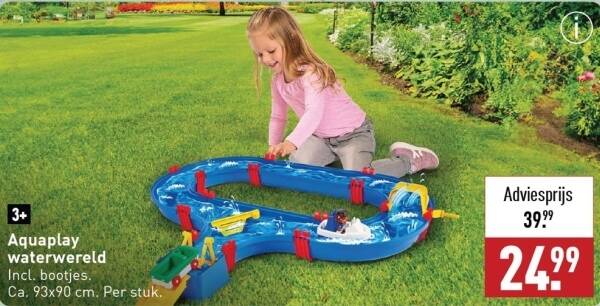 Aquaplay waterwereld 93 x 90 cm aanbieding bij ALDI