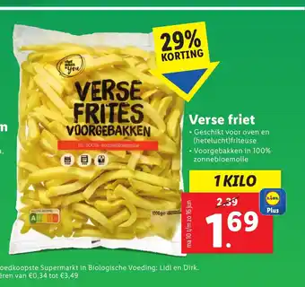 Verse friet 1 kilo aanbieding bij Lidl