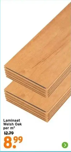 Laminaat Welsh Oak per m² aanbieding bij GAMMA