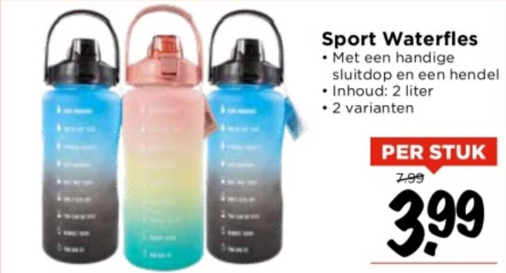 Sport Waterfles aanbieding bij Vomar Voordeelmarkt